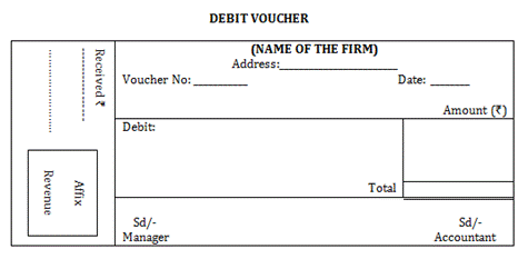 Debit Voucher:
