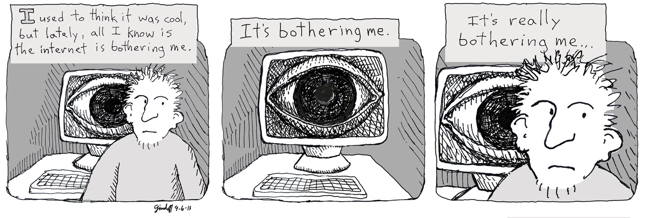The Great Cartoon of Life: The Internet is Watching