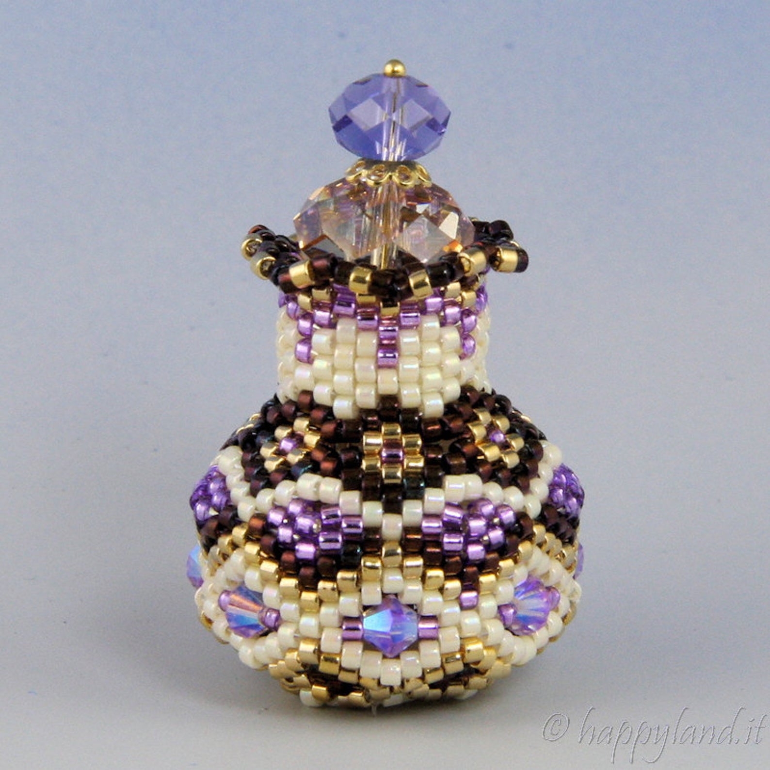 Miniature Beaded Box and Handbag Tutorials by Happyland87 / The Beading Gem