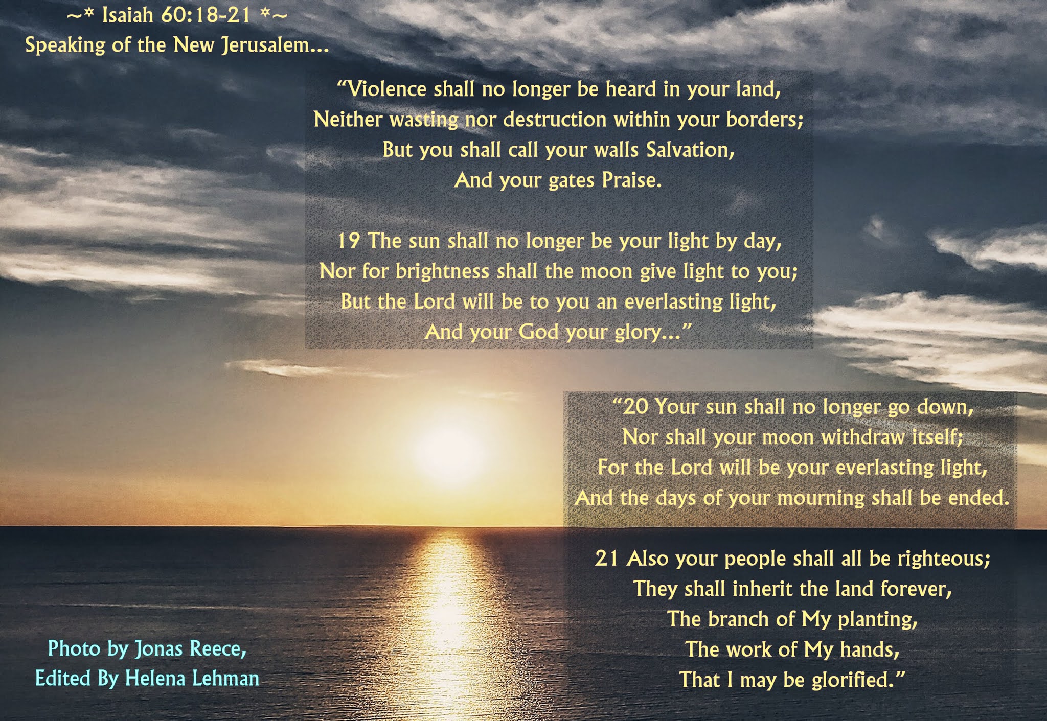 Pillar of Enoch Ministry Blog: 💖DO NOT FEAR THE DARKNESS, FOR OUR ...