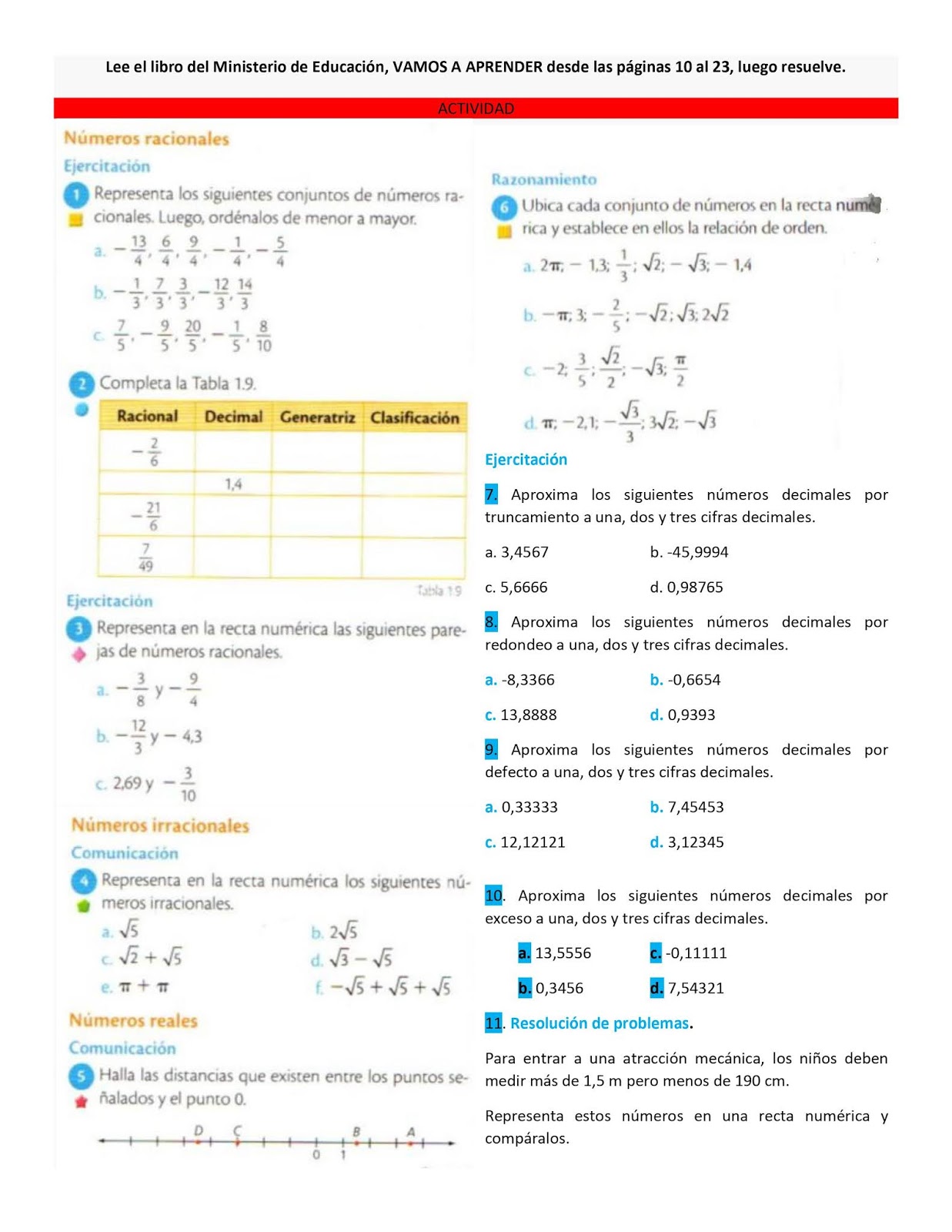 Hojas De Trabajo De Matemáticas De Octavo Grado Sobre Transformación