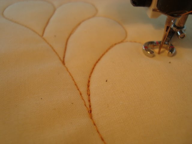 Thread Head: Free Motion Feather Tutorial