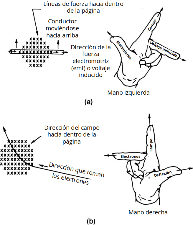 REGLA DE LOS 3 DEDOS DE LA MANO IZQUIERDA