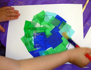 Tippytoe Crafts: Stained Glass Earths