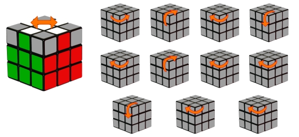 el cubo rubik: paso 5
