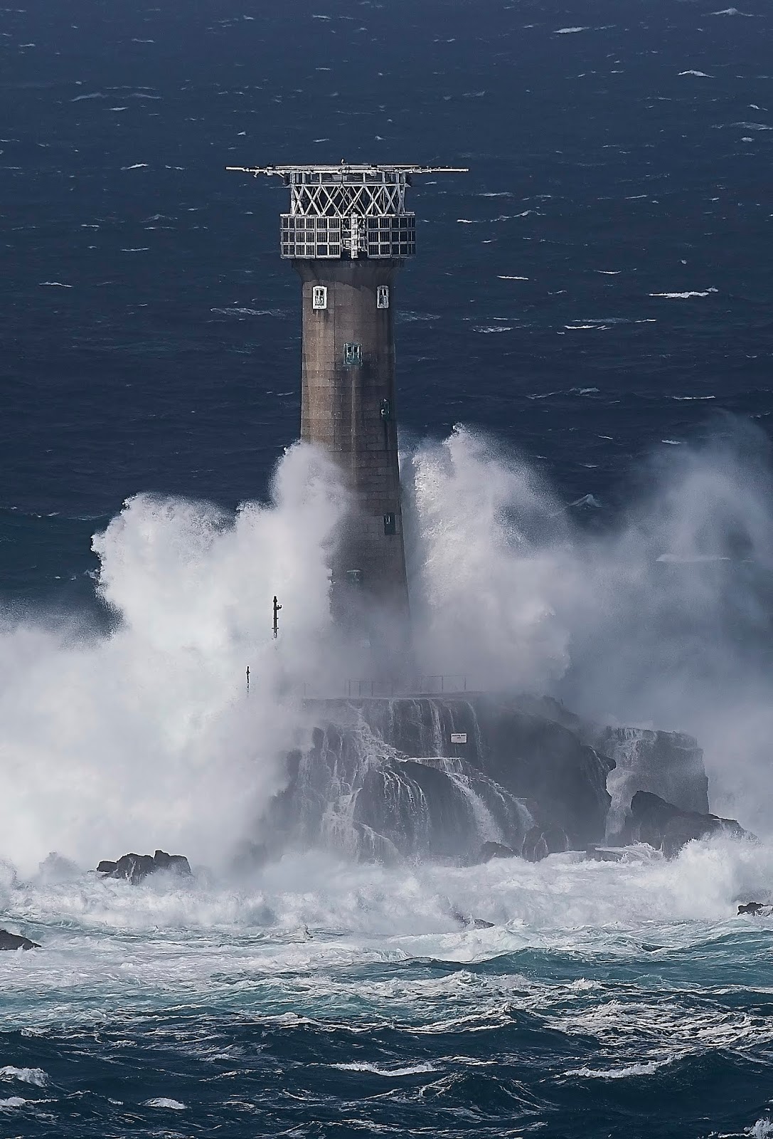 Alan James Photography : Summer storm over the Longships Lighthouse