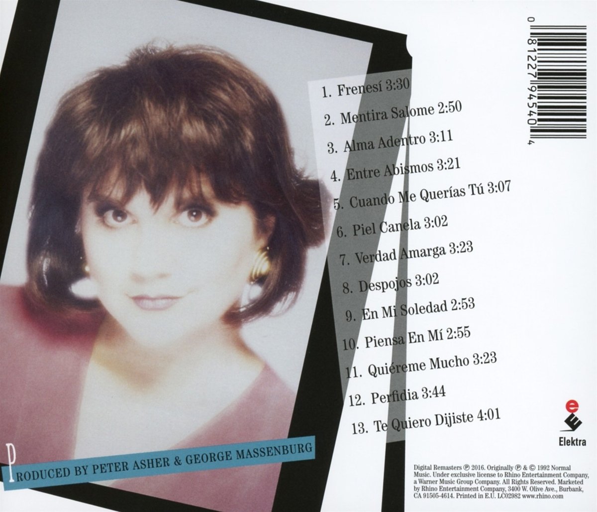 Classic Rock Covers Database: Linda Ronstadt - Frenesí (1992)