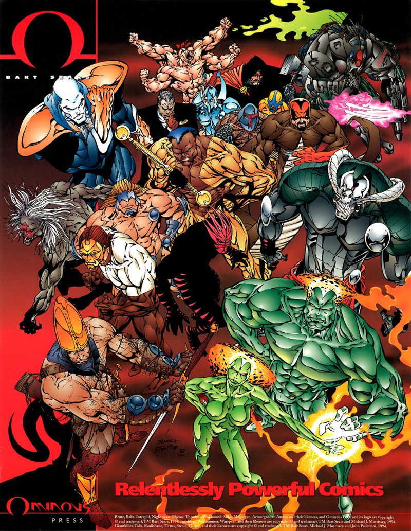 Tales from a Bart Sears Collector: Ominous Press Poster 2 - Who's Who?