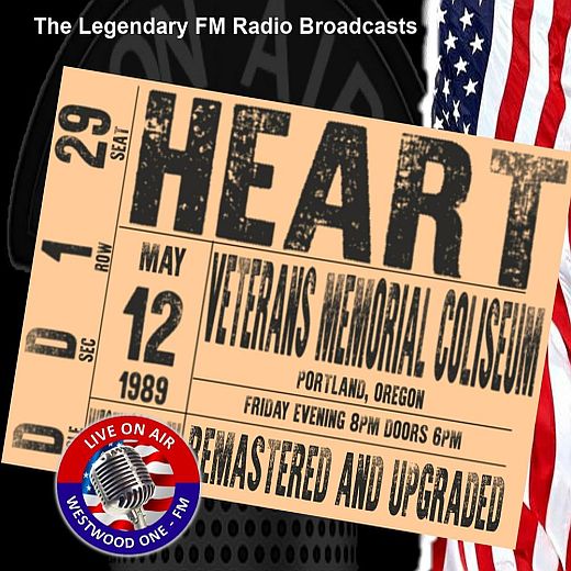 HEART – Legendary FM Broadcasts: Portland ’89 [remastered] (2017) – 0dayrox