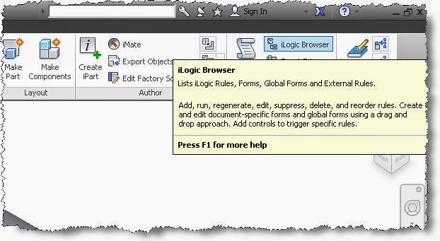 Random Stuff: iLogic Rules