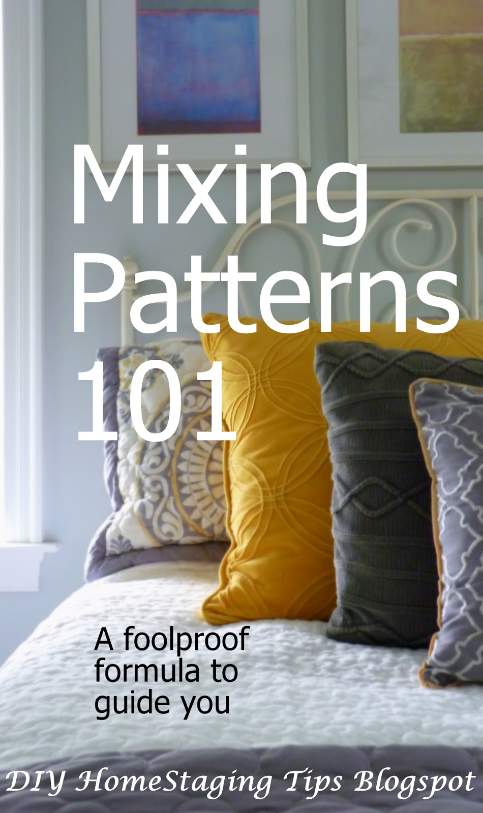 How to Make Patterns Work for Your Home Staging | DIY Home Staging Tips
