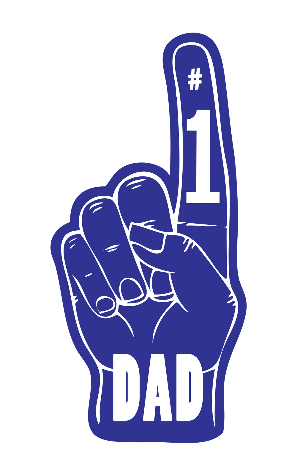 Johnny King Design: Foam Fingers (1st Birthday and Father's Day)