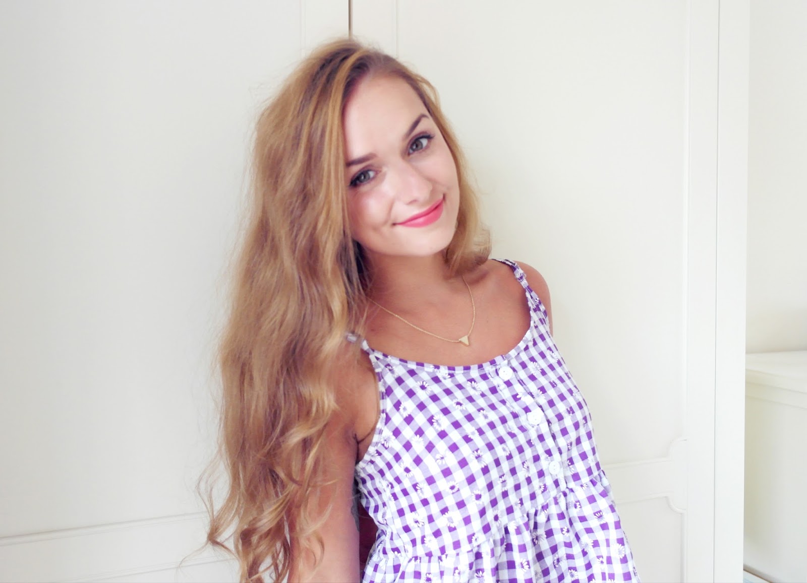 OOTD | Purple Gingham Urban Outfitters Dress