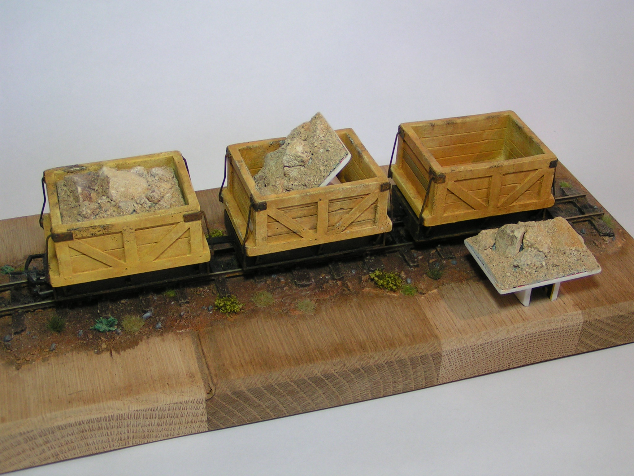 Dampf's modelling page: Scratch Built Narrow Gauge Ore Wagons ...