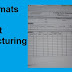 MIS Formats Used in Garment Manufacturing Units | Online Clothing Study