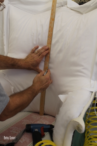 Betsy Speert's Blog: Upholstering the Inside Back of a Chair: Chapter 3