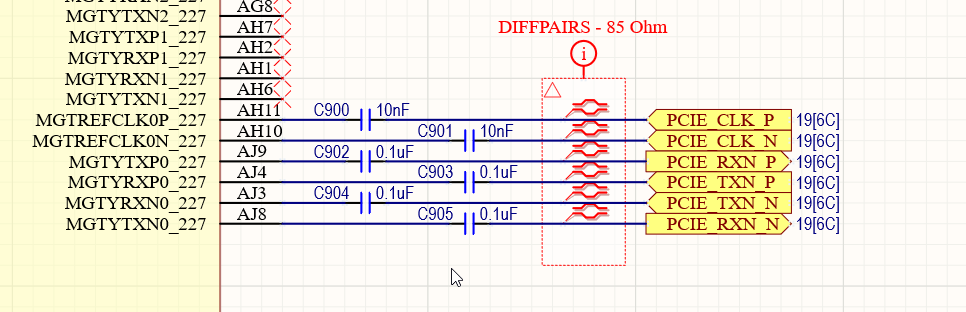 PCB Designer: PCIE Express - AC Coupling Capacitors