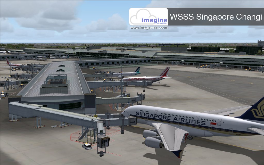 VoandoFS: ImagineSim Singapore Changi Airport FS9 FSX