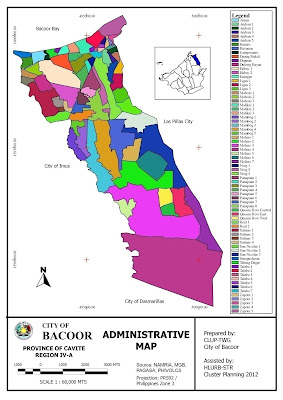 Fitness Fashion: Look: Bacoor City administrative and population maps