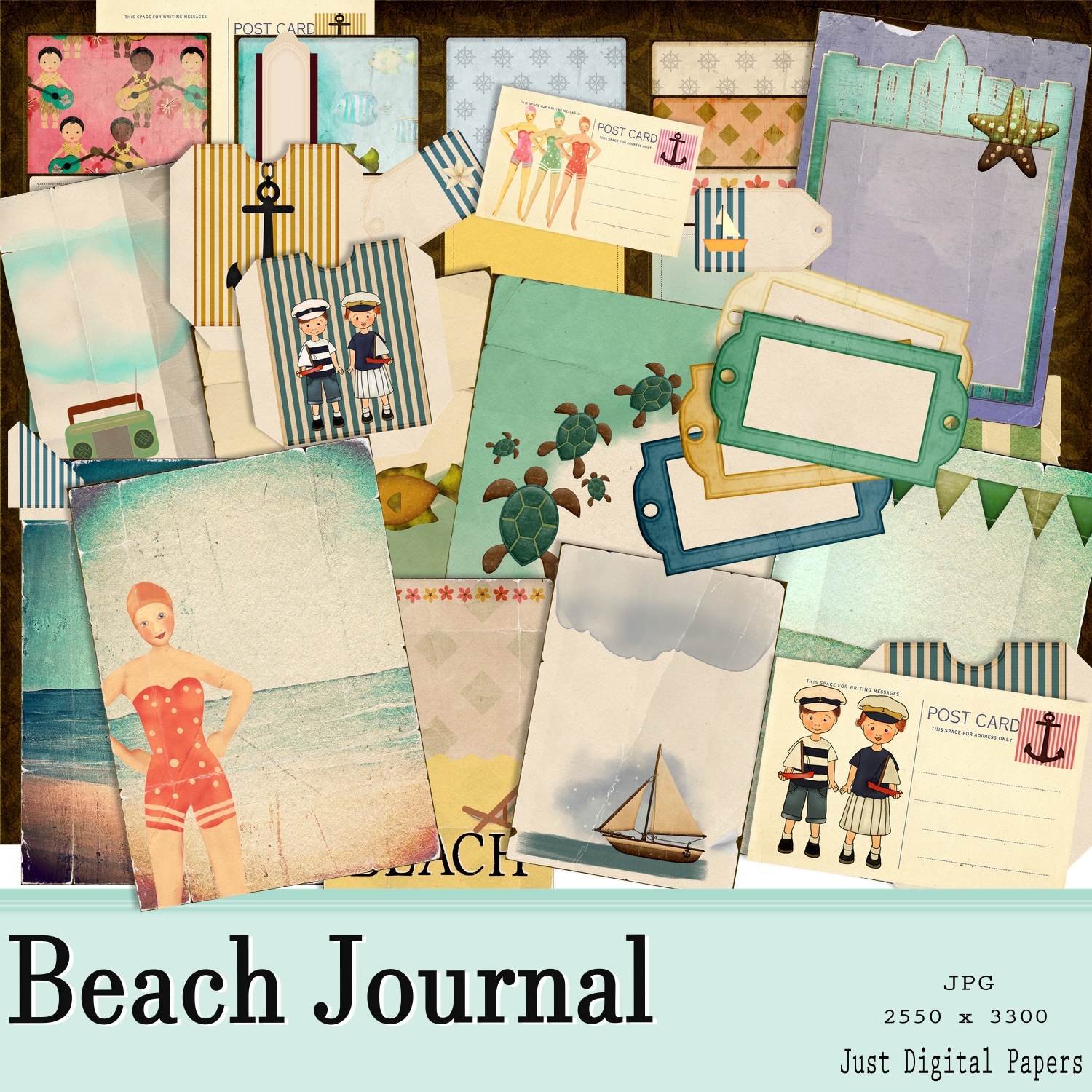 Digital Paper Craft: Journal Kits