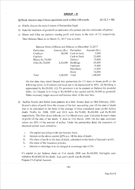 OSPU DIA partnership accounting June 2018 Question Paper - University ...