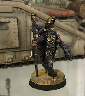 40k Hobby Blog: Lord Solar Macharius In Front of a Macharius