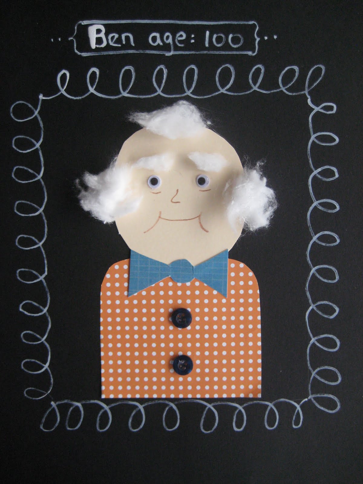 sugarlily cookie company: 100th day of school self-portraits