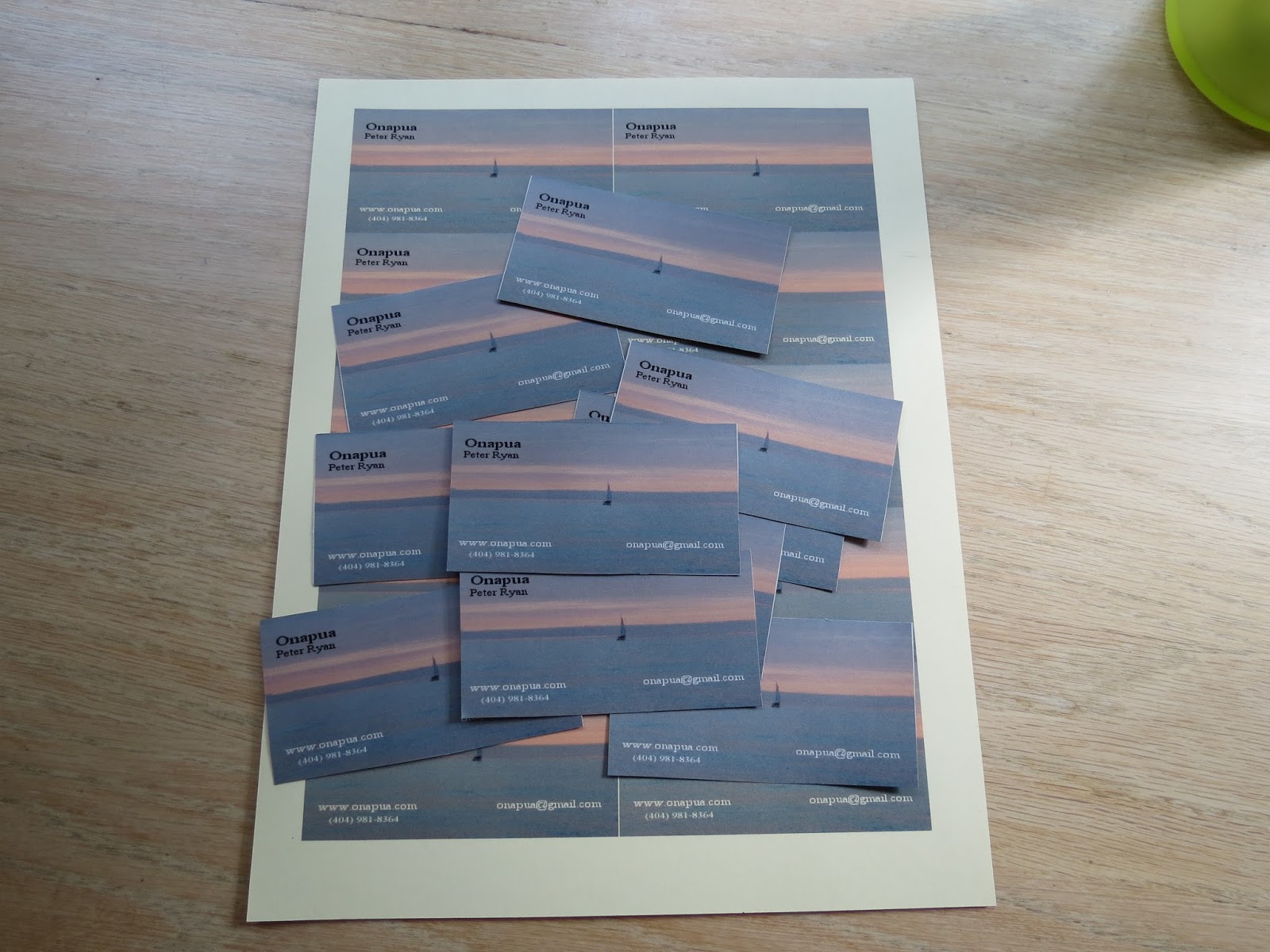 Onapua........the sailing vessel: Boat Cards