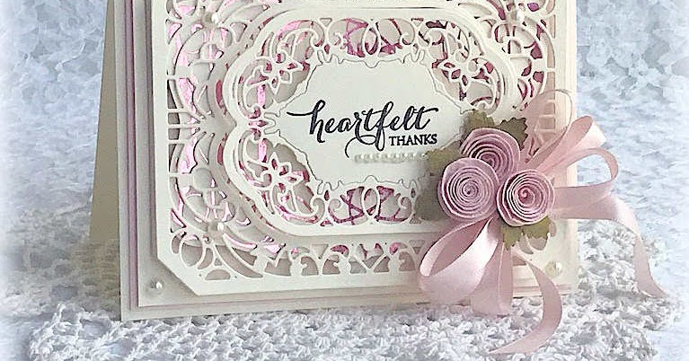 Creating from the Heart: ♥ Shimmery Gilded Pink Vines ♥