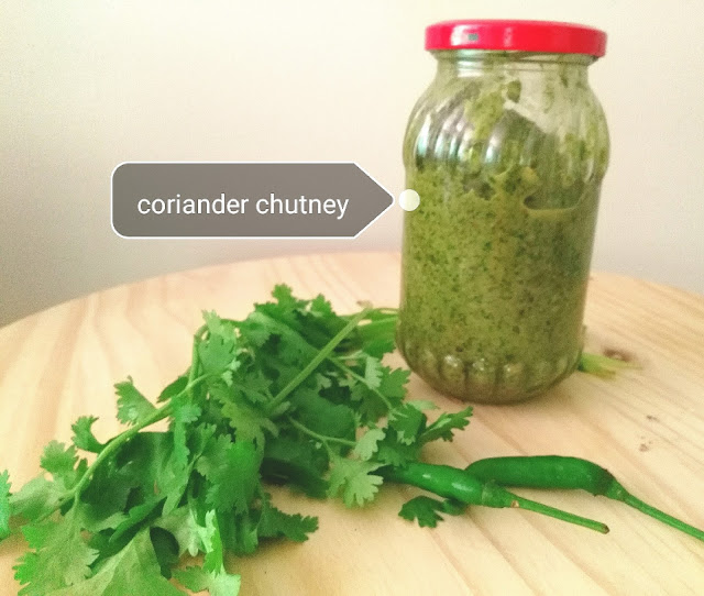 CILANTRO/CORIANDER CHUTNEY (GREEN CHUTNEY)