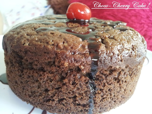 Flavors from my kitchen !: Choco-Cherry Cake