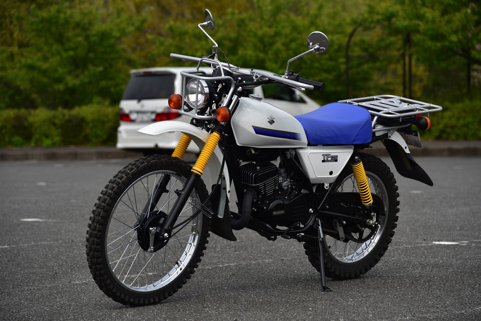 blueskyfuji: スズキ TF125はたぶん最強の廃道探検隊！ 7時間試乗