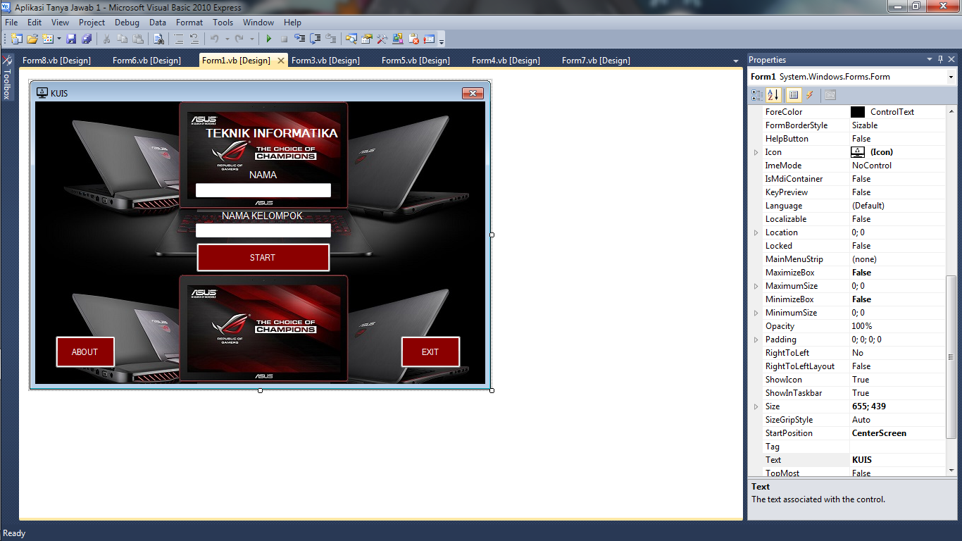 Contoh program visual basic 2010 sederhana - zonesver