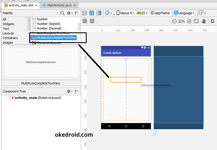 Cara Menerapkan Widget Multiautocompletetextview Android - Java Media Kita