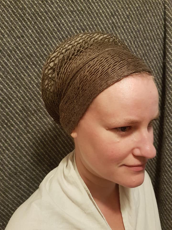 Marlein - a 16th century wardrobe: Sprang hairnet