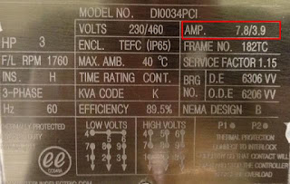 Science and Engineering: Motor Nameplate - Meaning and details