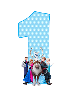 Kits imprimibles gratis : Abecedario y números Frozen