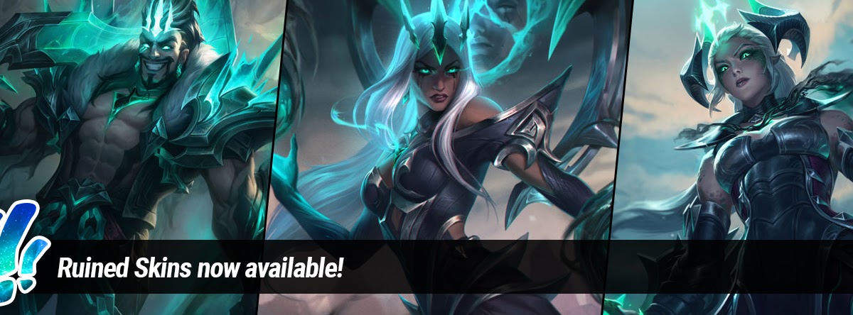 Surrender at 20: Ruined Skins now available!