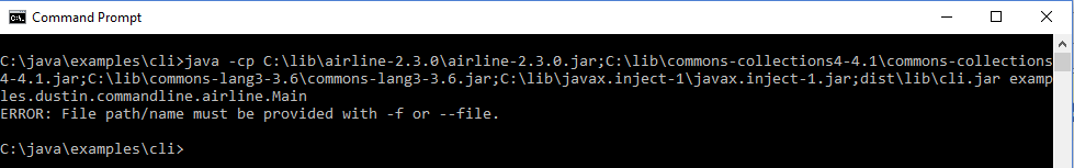 Inspired by Actual Events: Java Command-Line Interfaces (Part 21 ...