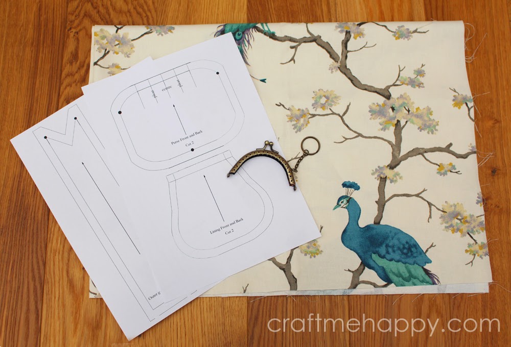 Craft me Happy!: Frame Purse Tutorial