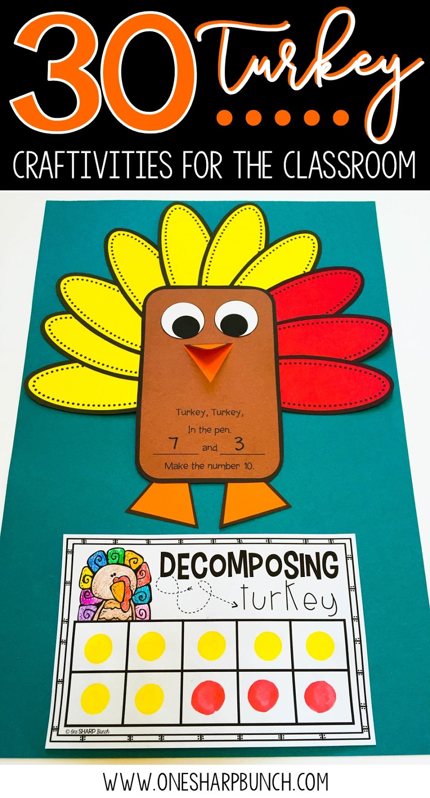 30 Turkey Crafts and Activities for the Classroom - One Sharp Bunch