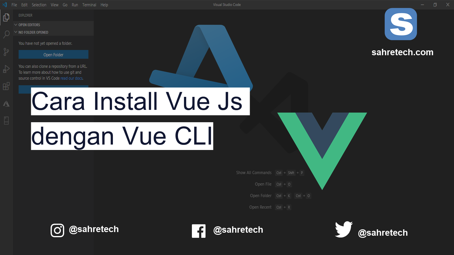 Cara Install Vue Js dengan Vue CLI - Sahretech Cara Install Vue Js dengan Vue CLI - Sahretech
