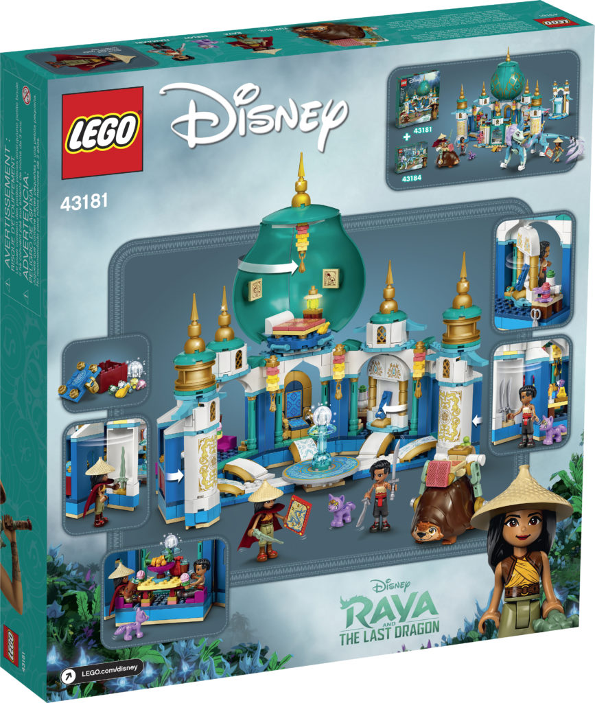 Princess Bricks: Raya and the Last Dragon LEGO sets