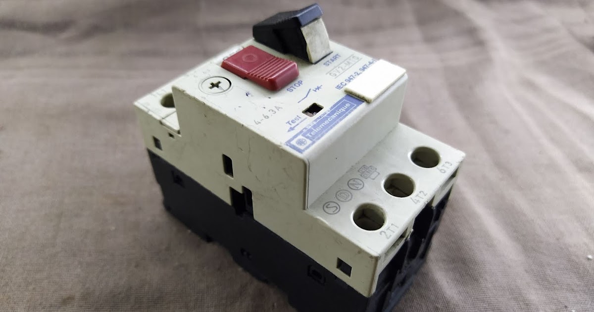 TELEMECANIQUE GV2-M10 STARTER REPLACEMENT GV2M10 4-6.3 AMP