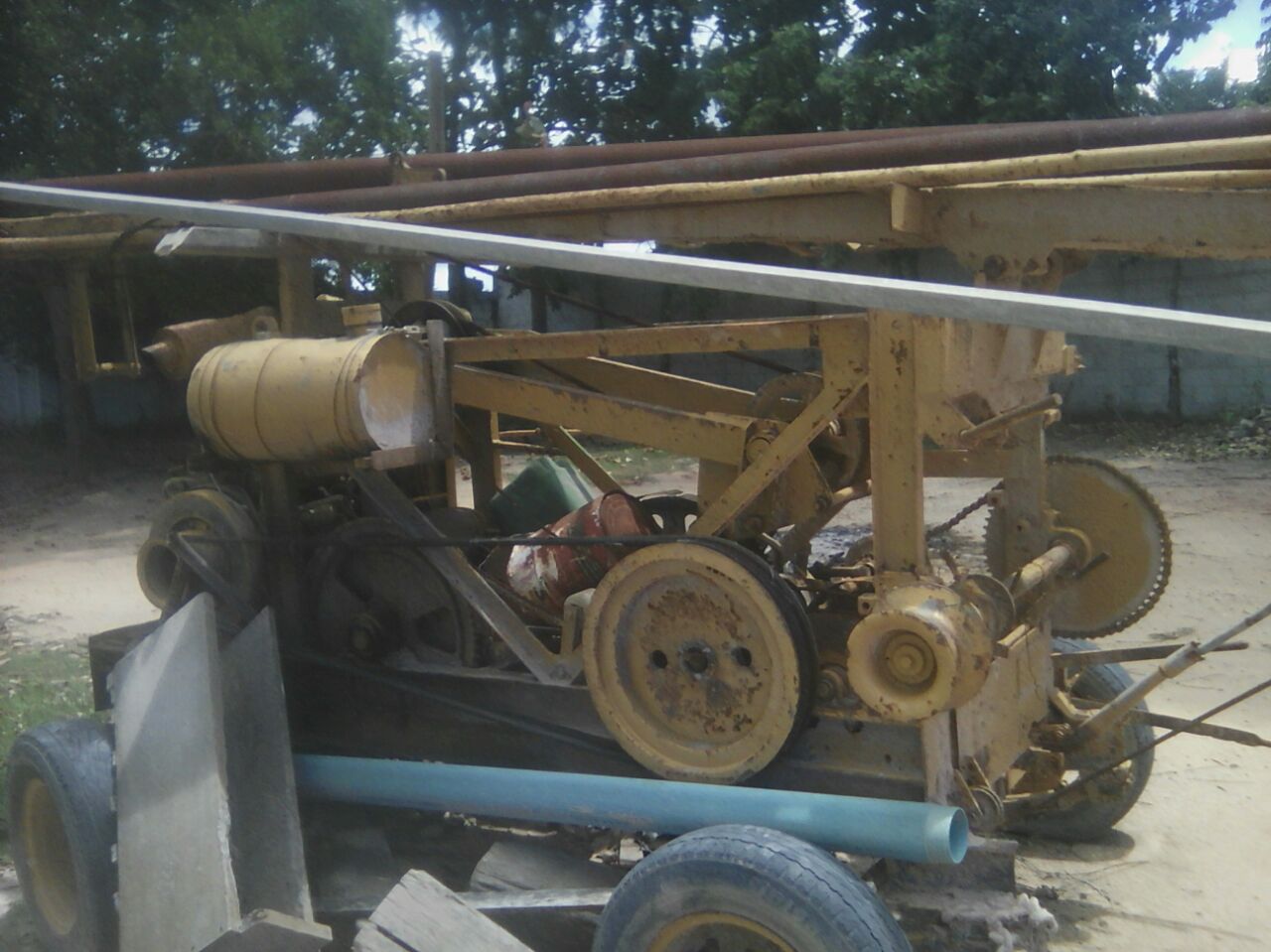 Máquina de Cavar Poços modelo Percurssora foi roubada em Porto Seguro ...