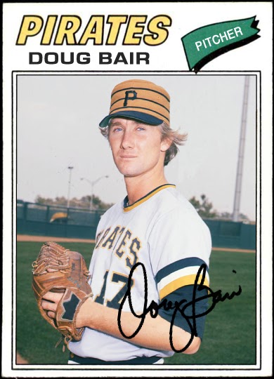 WHEN TOPPS HAD (BASE)BALLS!: NOT REALLY MISSING IN ACTION- 1977 DOUG BAIR