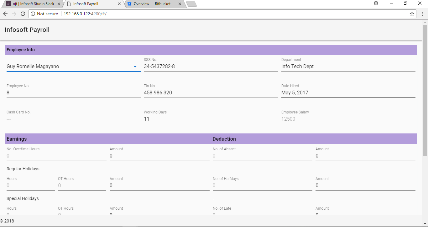 Internship (InfoSoft Studio)