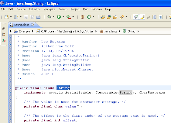 How To Attach Source Code In Eclipse To Jar Files For Debugging And Navigation With Jdk Example