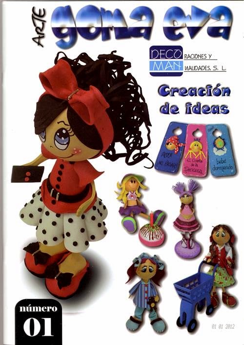 hacer fofuchas paso a paso revista gratis | Revistas de Foamy gratis