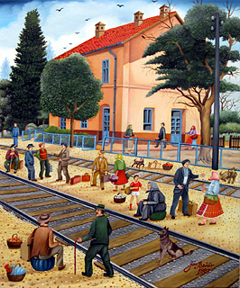 Jan Bačur | Serbian Naive Art info